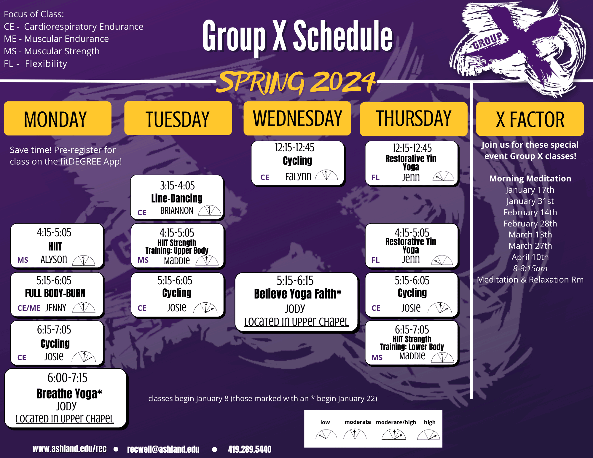 Fitness Classes, Programs and Special Events | Ashland