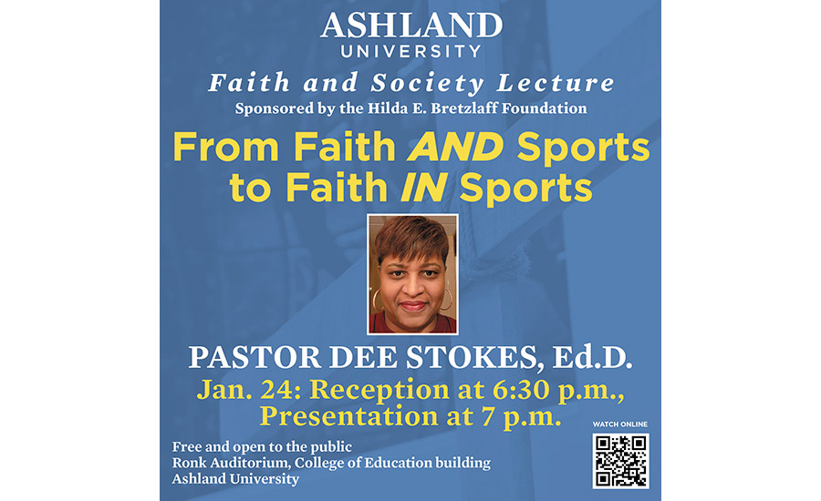 Faith and Society lecture by Dee Stokes will focus on sports Jan. 24 ...
